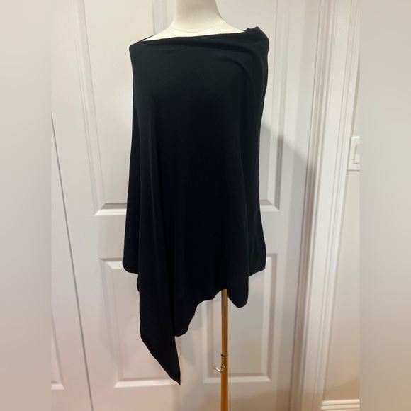 Look By M | Jackets & Coats | Look By M Black Cape | Poshmark
